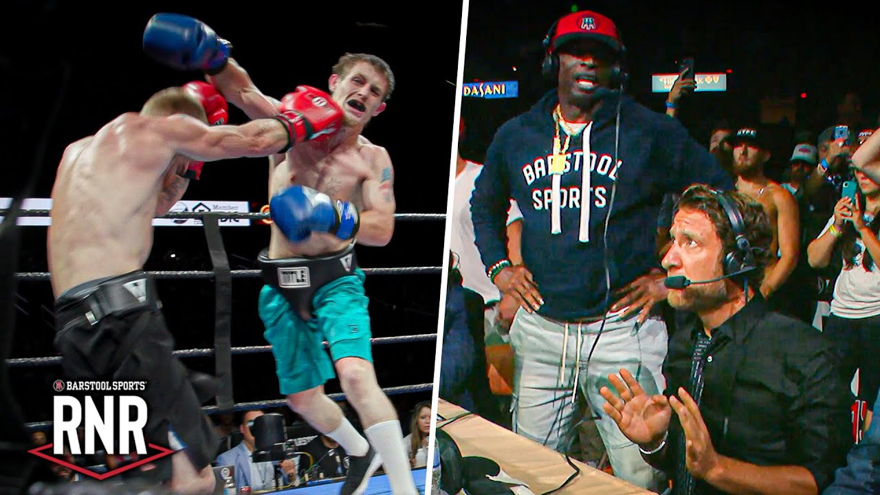 Deion Sanders Reacts To Crazy Toothless Boxer - YouTube