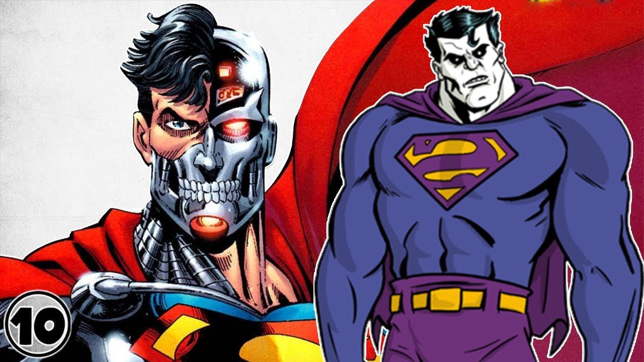 Top 10 Scariest Alternate Versions Of Superman - YouTube