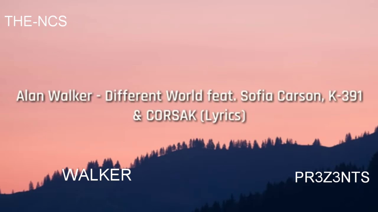 DIFFERENT WORLD LYRICS - YouTube