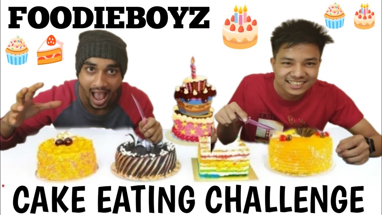 CAKE EATING CHALLENGE 🎂 | Cake Eating || Eating Competition 🥣 - YouTube
