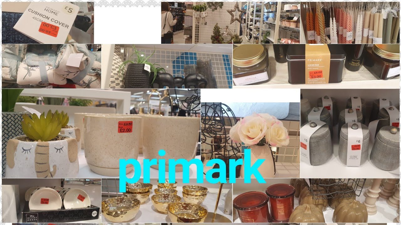 Primark Home decor Reduction Novmbee Collection 2022 Uk |2.0 - YouTube