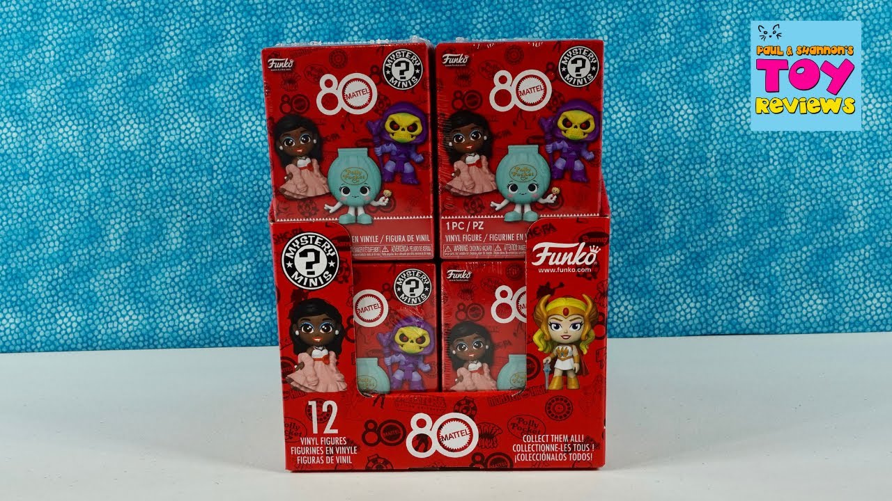 Mattel 80th Funko Mystery Minis Blind Box Vinyl Figure Unboxing - YouTube