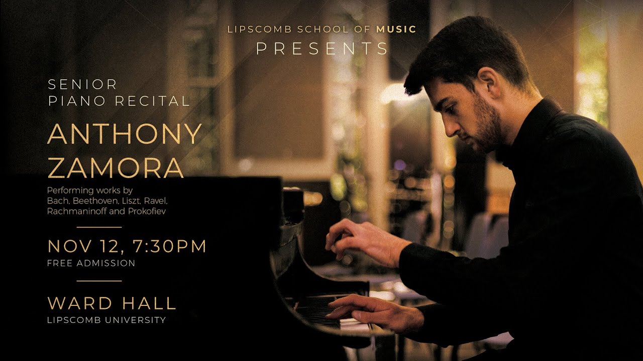 Anthony Zamora - Senior Piano Recital - 11/12/22 - YouTube