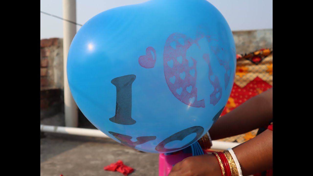 Fun Balloon Inflation And Popping - YouTube