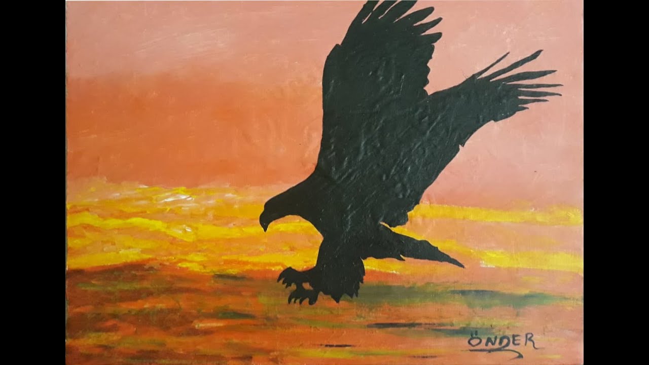 Akrilik Tablo Resim Çizimi | Avcı = Acrylic Painting | Hunter - YouTube