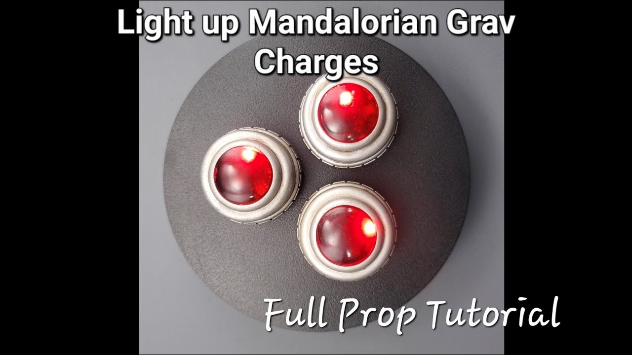 Mandalorian grav charges - full build tutorial - YouTube