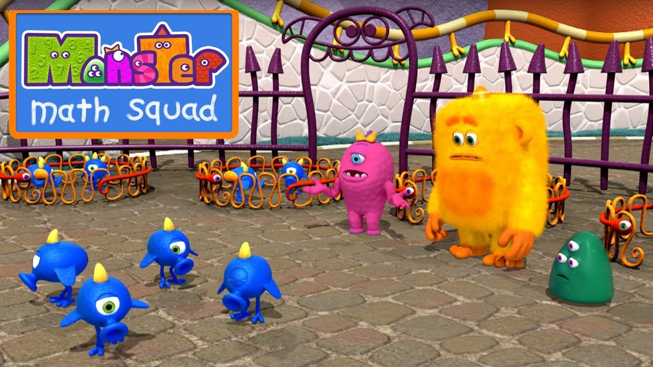 Cartoons for Kids | Monster Math Squad | FULL EPISODE | Woofie Goes ...