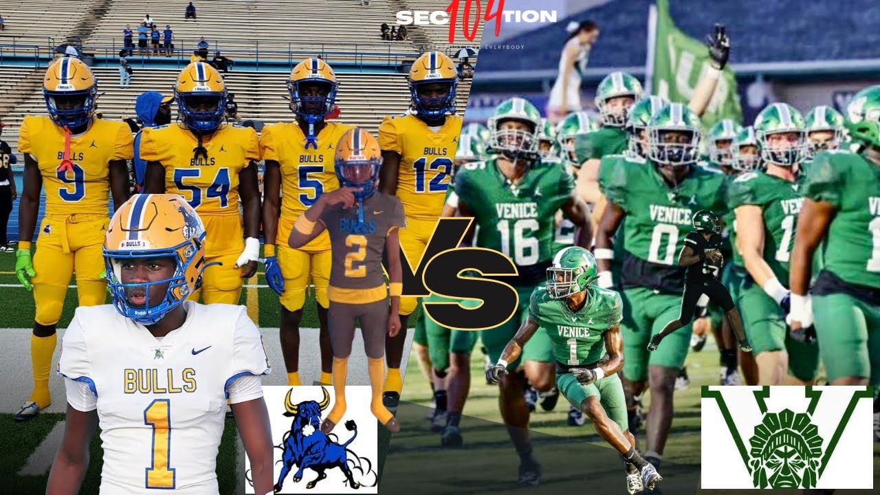 Miami Northwestern Bulls 🐂 (1-1) Vs Venice Indians (0-2) September 9 ...