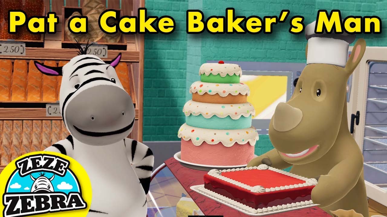 Pat A Cake Pat A Cake Bakers Man nursery rhyme | Top English Nursery ...
