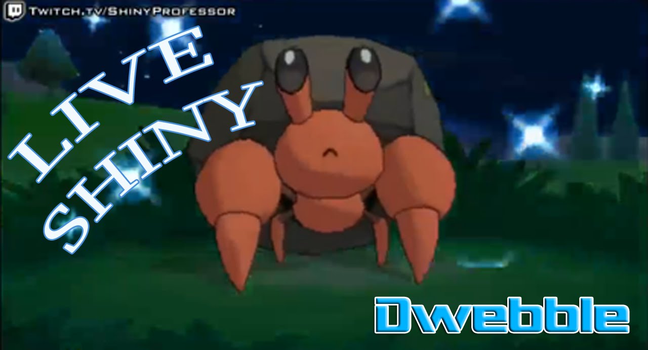 LIVE Shiny Dwebble (134) Friend Safari Encounters in Pokemon XY - YouTube