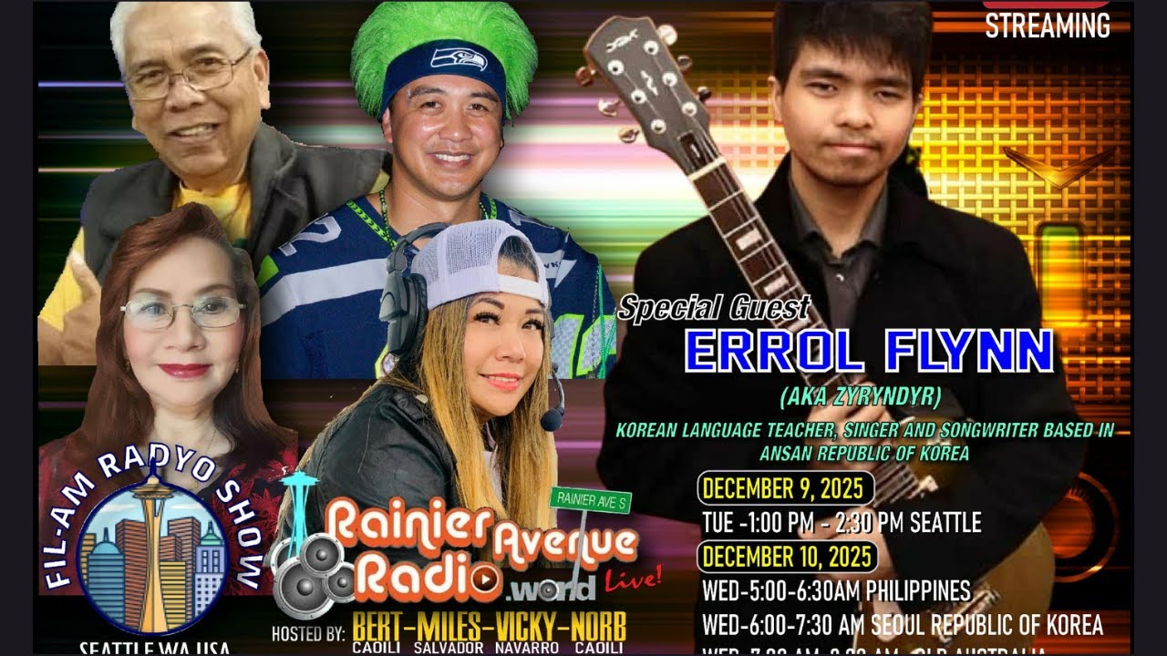 The Fil-Am Radyo Show 424 featuring Korean artist Errol Flynn aka ...