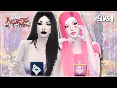 The Sims 4 | Create a Sim- Marceline e Princesa Jujuba Hora de Aventura