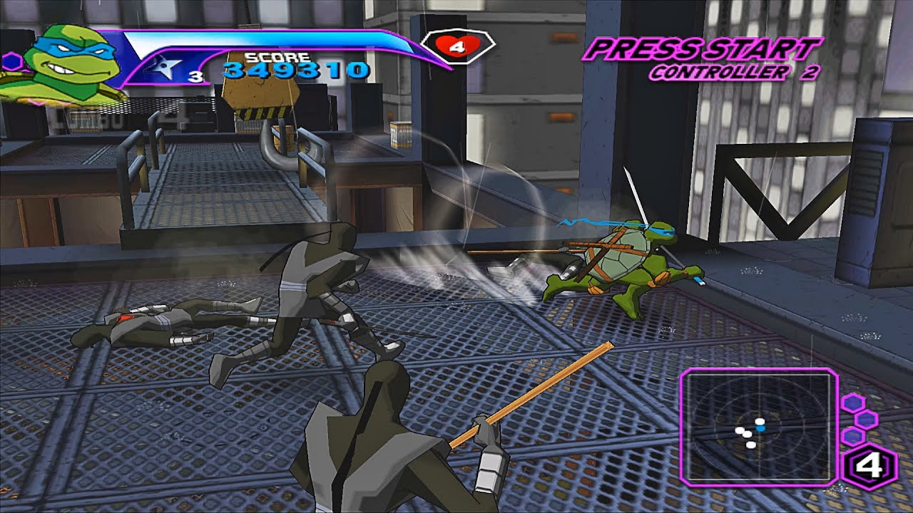 Teenage Mutant Ninja Turtles (2003 Video Game) NGC Walkthrough # 16 ...