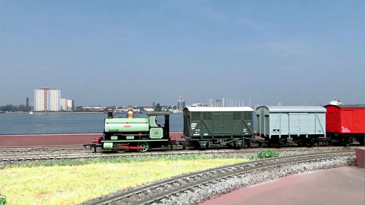 Harbour side railway. Model trains OO scale. Special. Part 1 - YouTube