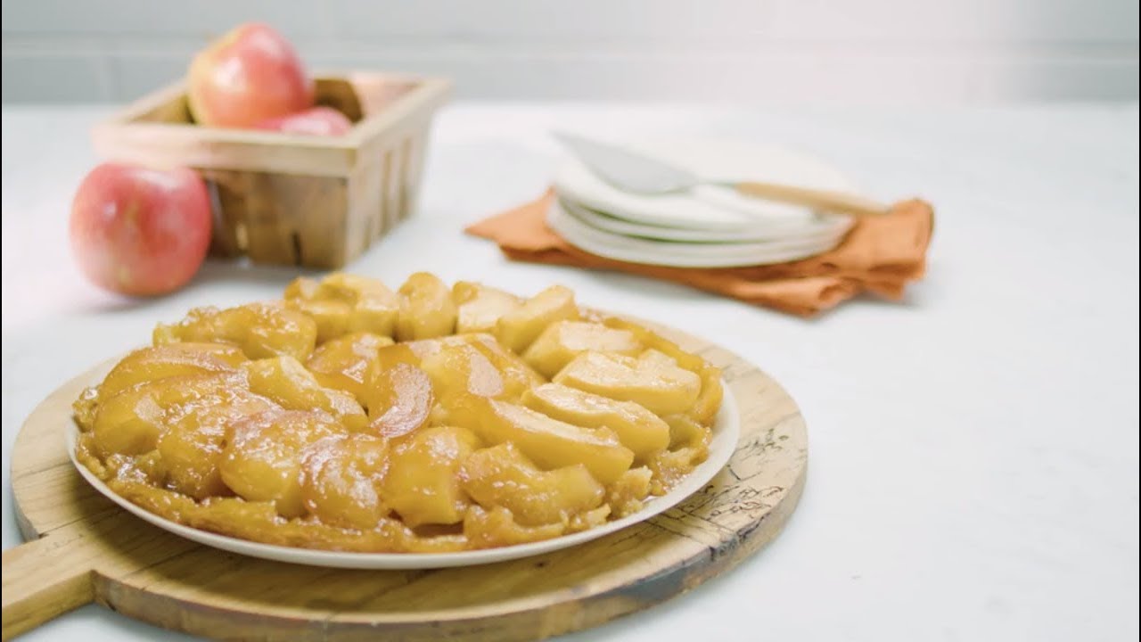 Caramelised Apple Tarte Tan - YouTube