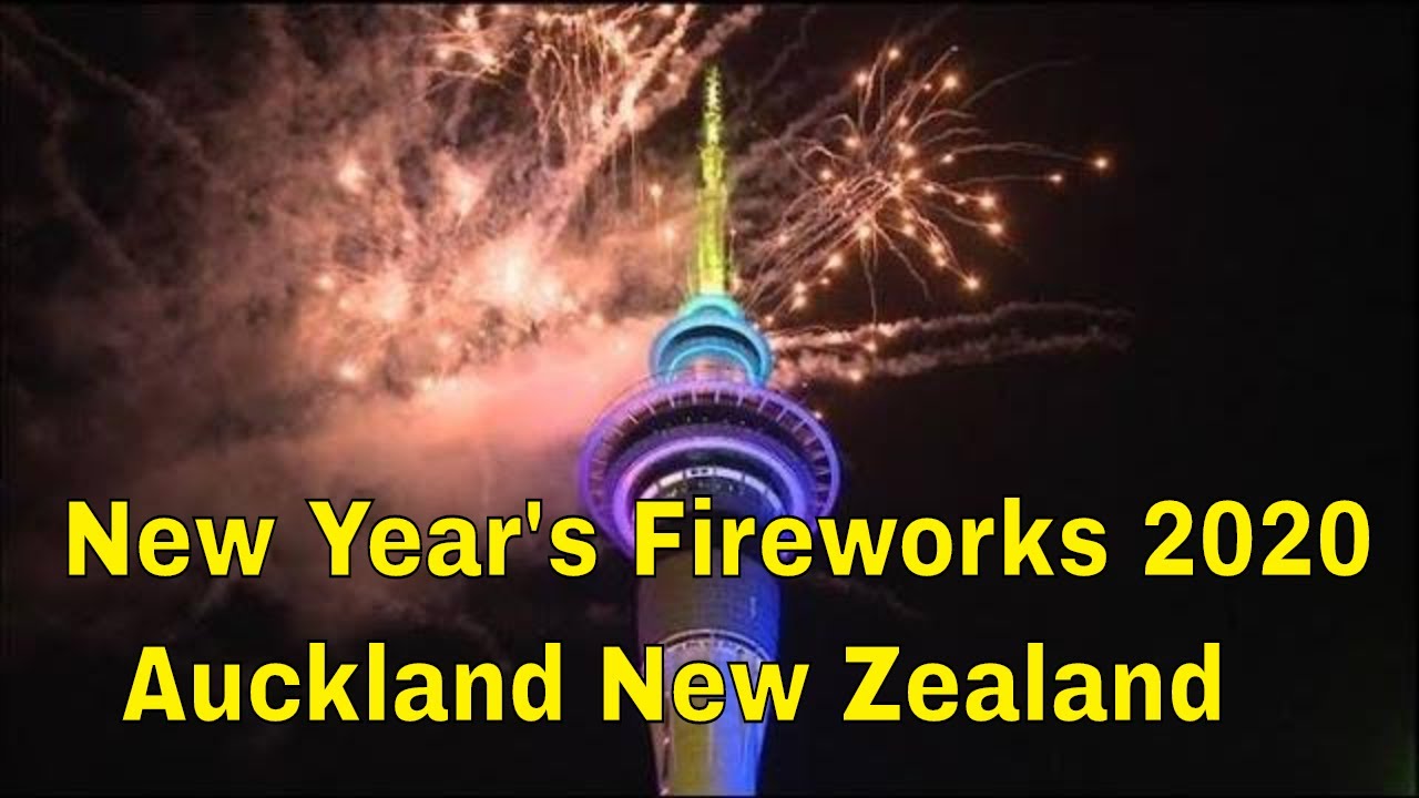 Live New Year's Fireworks 2020 Auckland New Zealand 01/01/2020 | New ...