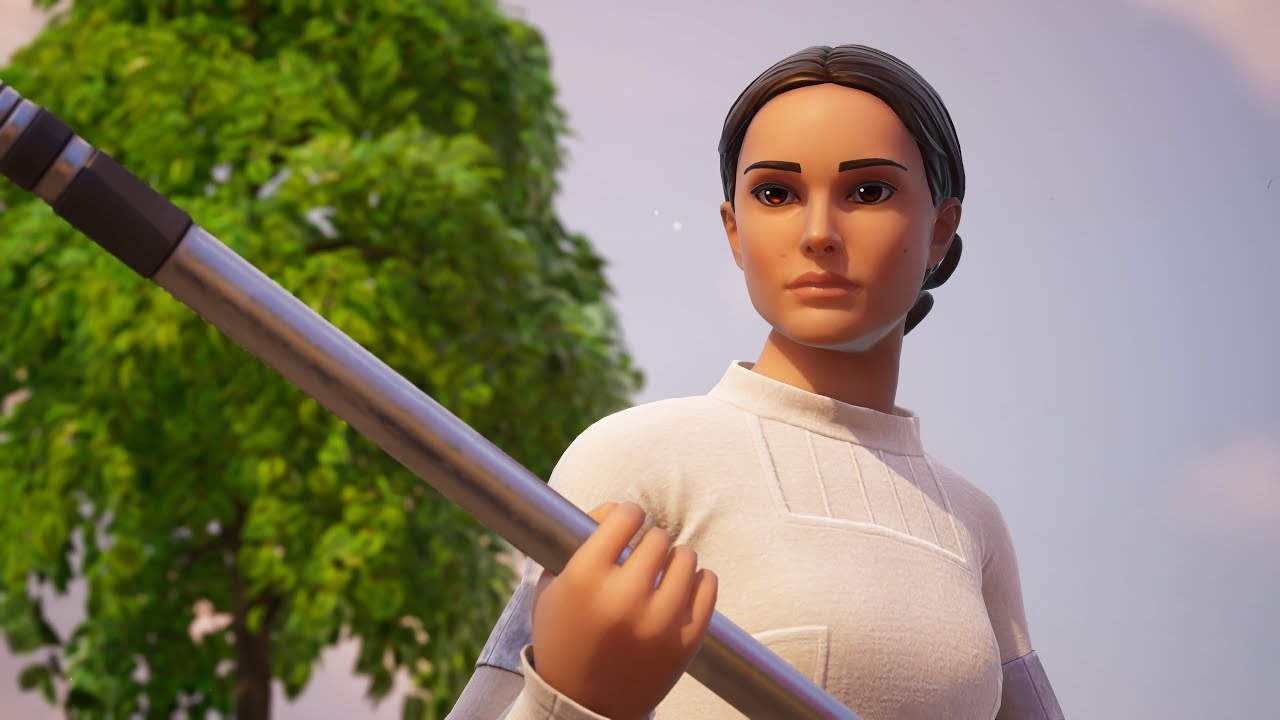 Fortnite Padmé Amidala Showcase Gameplay - YouTube