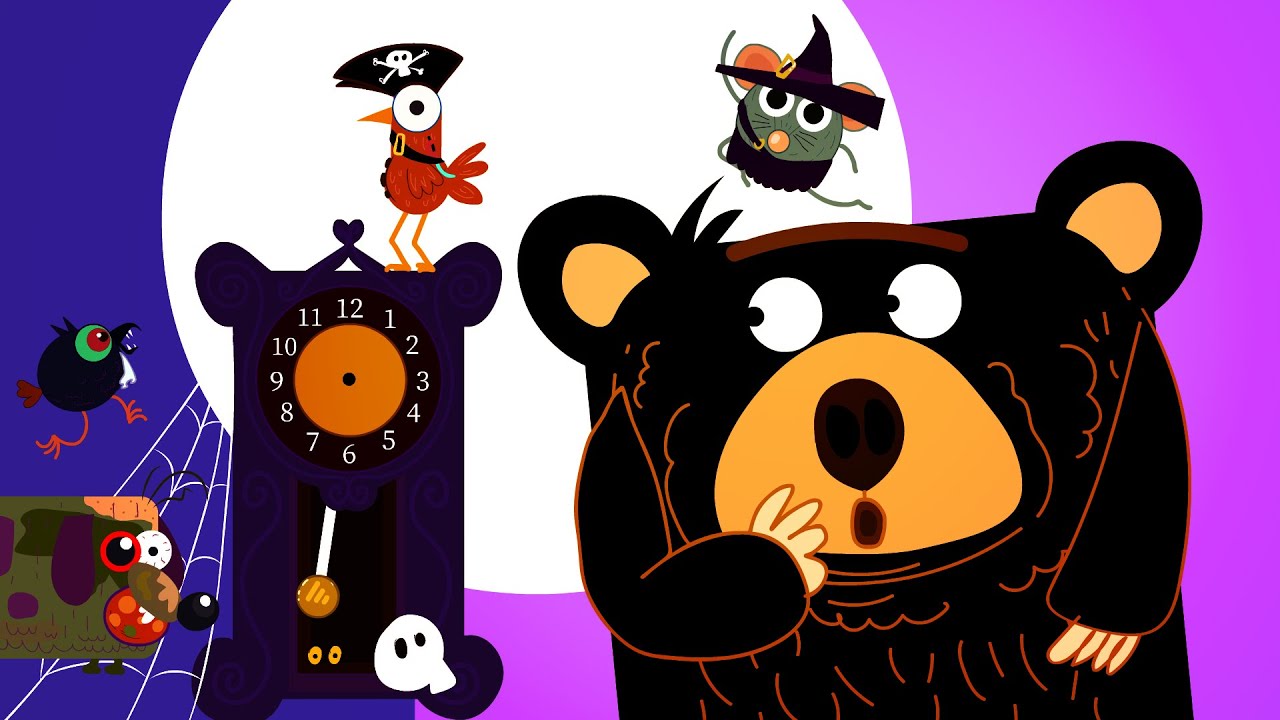 Hickory dickory dock Halloween - YouTube