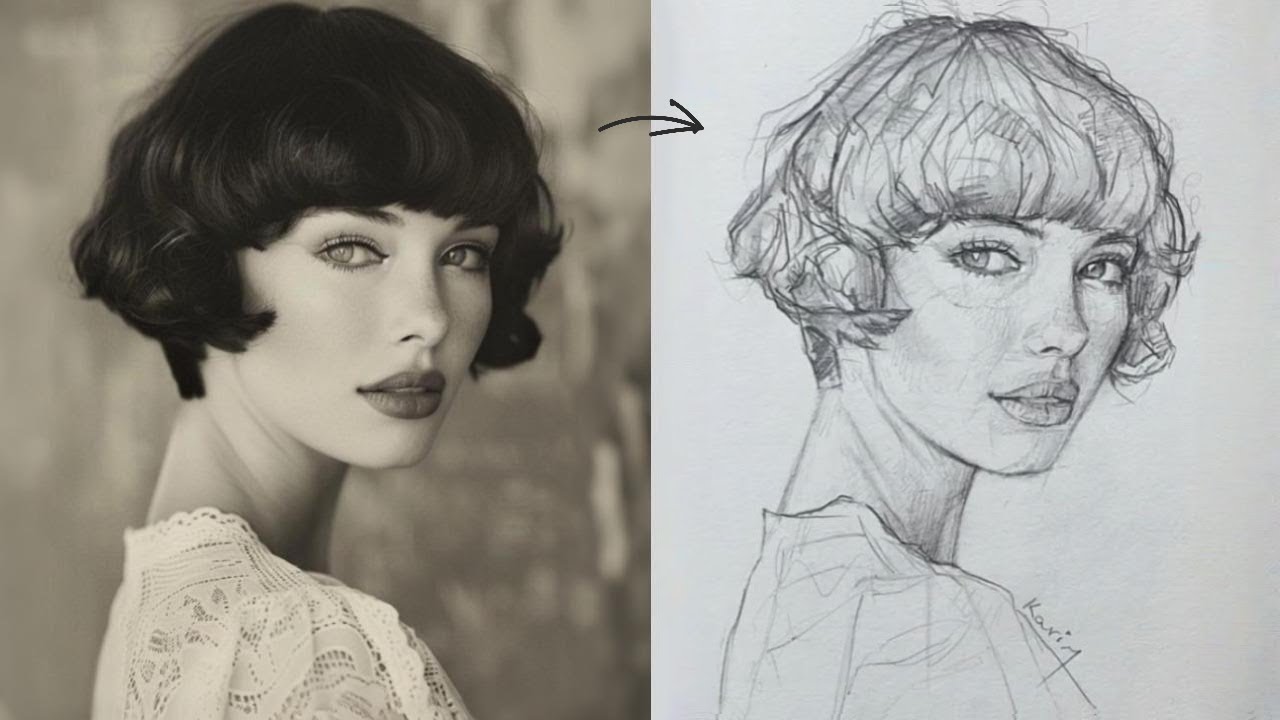 How to draw a face using LOOMIS METHOD!! (Full Voice-Over Tutorial ...