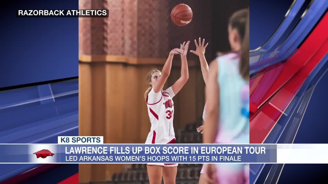 Jenna Lawrence making immediate impact for Arkansas women's basketball ...