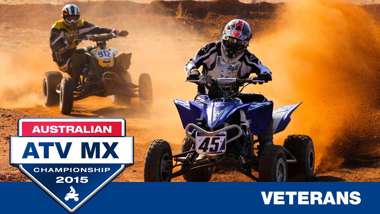 2015 Australian ATV MX Championships - Veterans - YouTube