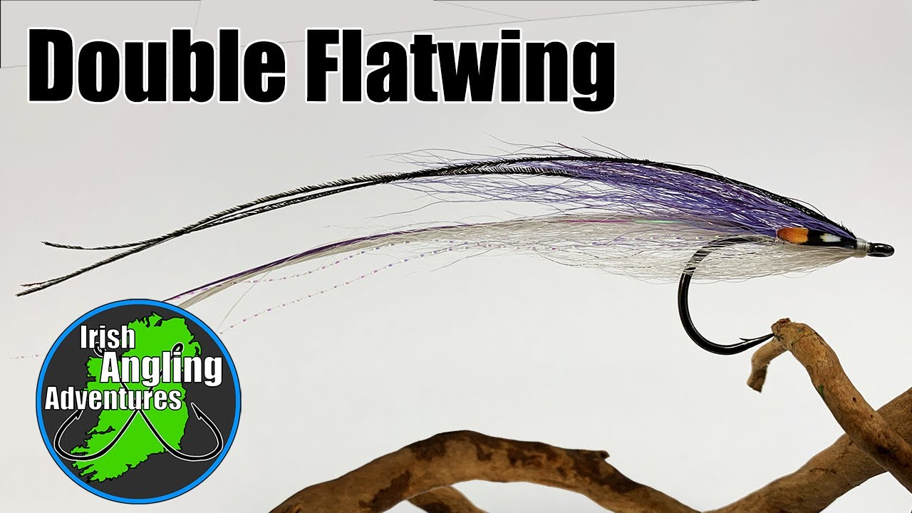 How To Tie: A Double Feather Flatwing Fly + Giveaway - YouTube