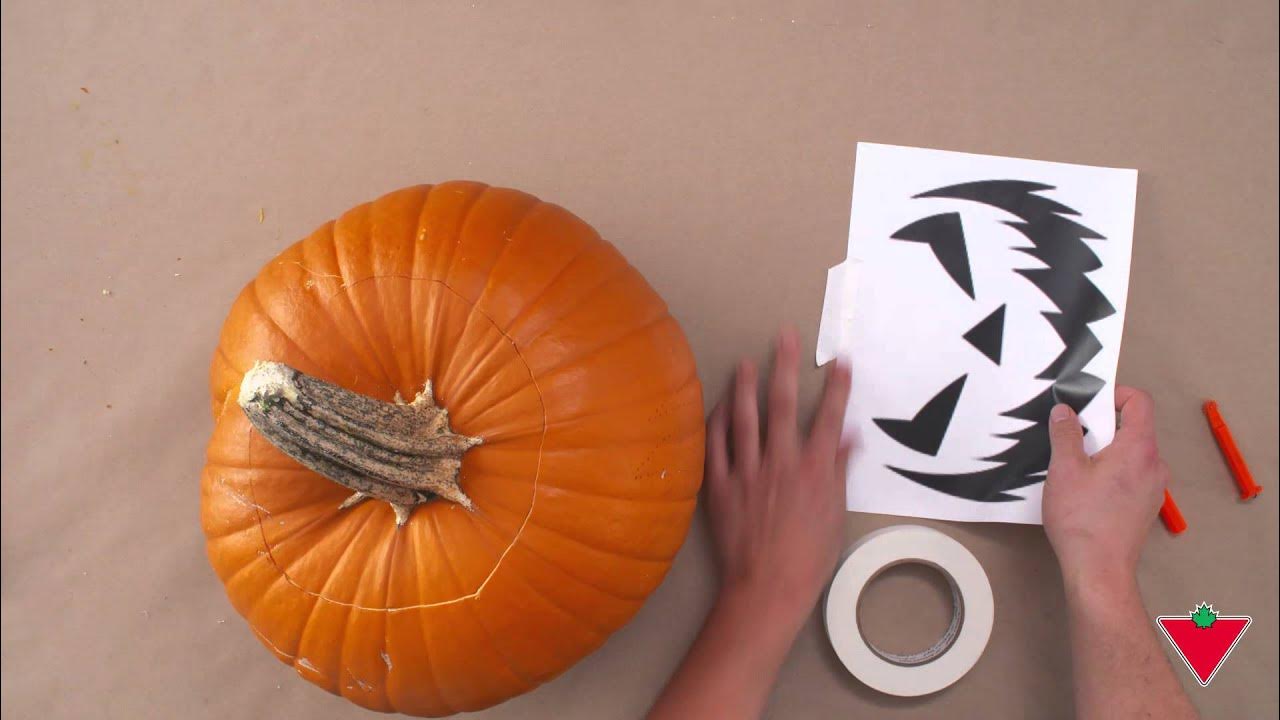 Comment Sculpter Une Citrouille (6 étapes) - YouTube