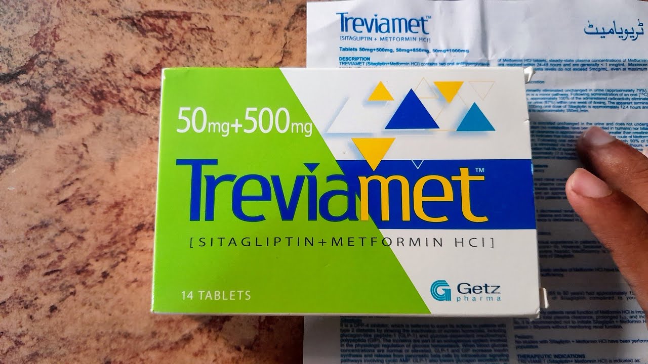 Uses of Treviamet (Sitagliptin + Metformin HCl)50mg+500mg tablets in ...