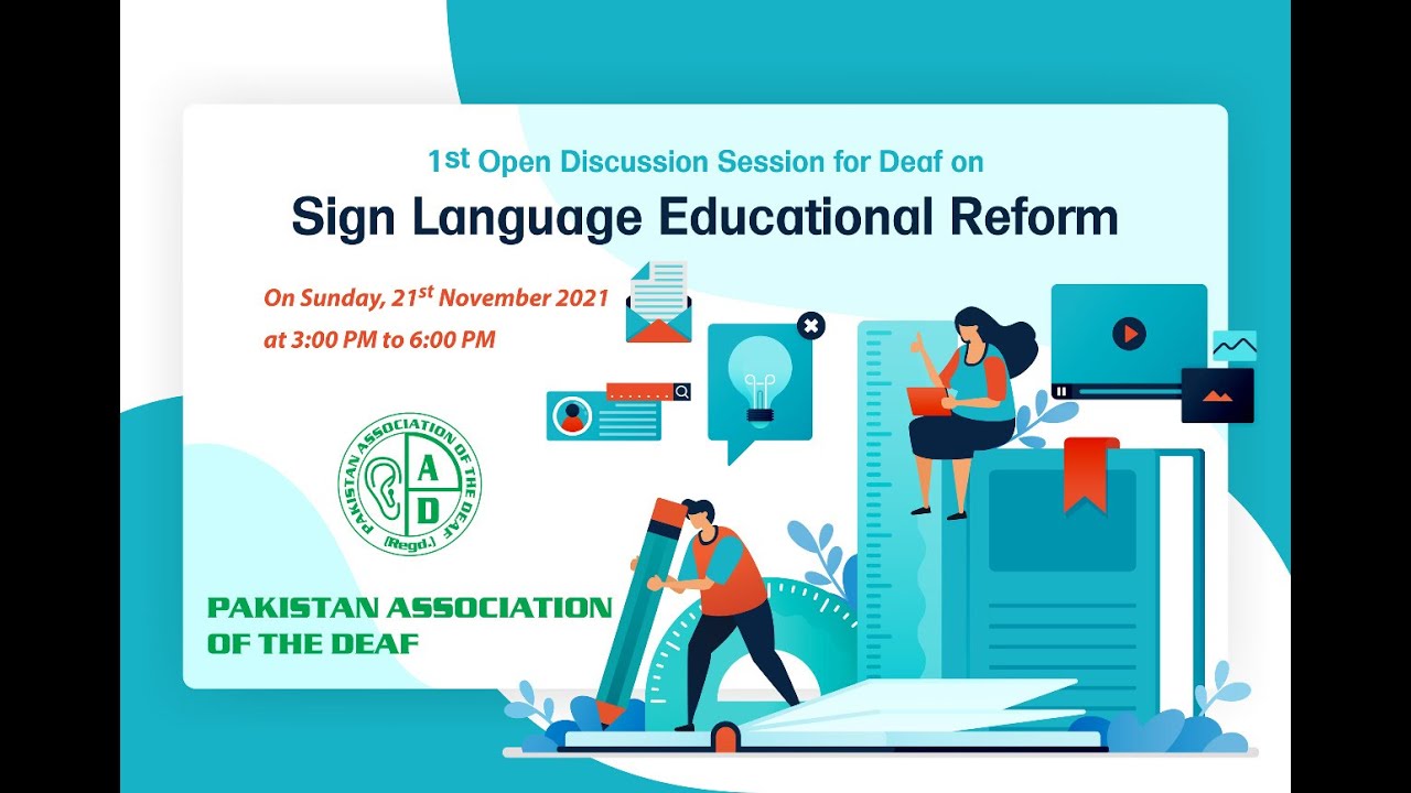 1st Open Discussion Session on Sign Language Educational Reform 2021 at ...