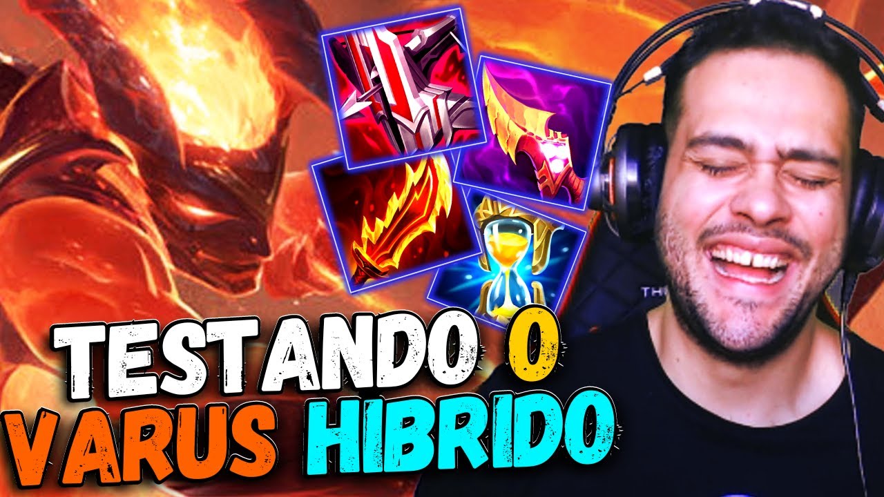 LANCEI O VARUS HÍBRIDO COM ESSA BUILD OFF META | AP + AD | RUNAS ...