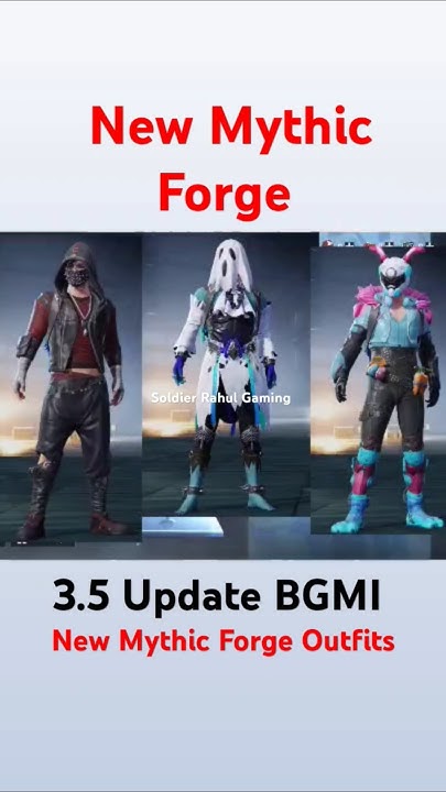 New Mythic Forge _ 3.5 Update BGMI 😝 #bgmi #pubgmobile #shorts #ytshorts - YouTube