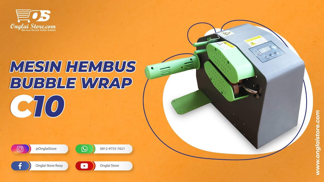 Review Mesin Hembus Bubble Wrap C10: Mesin bubble wrap murah hanya di onglai?!? - YouTube