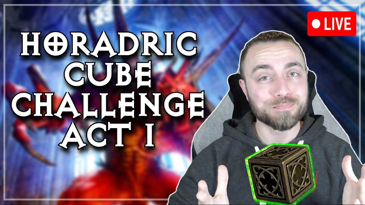 [D2R] Horadric Cube Challenge - Act 1 - YouTube