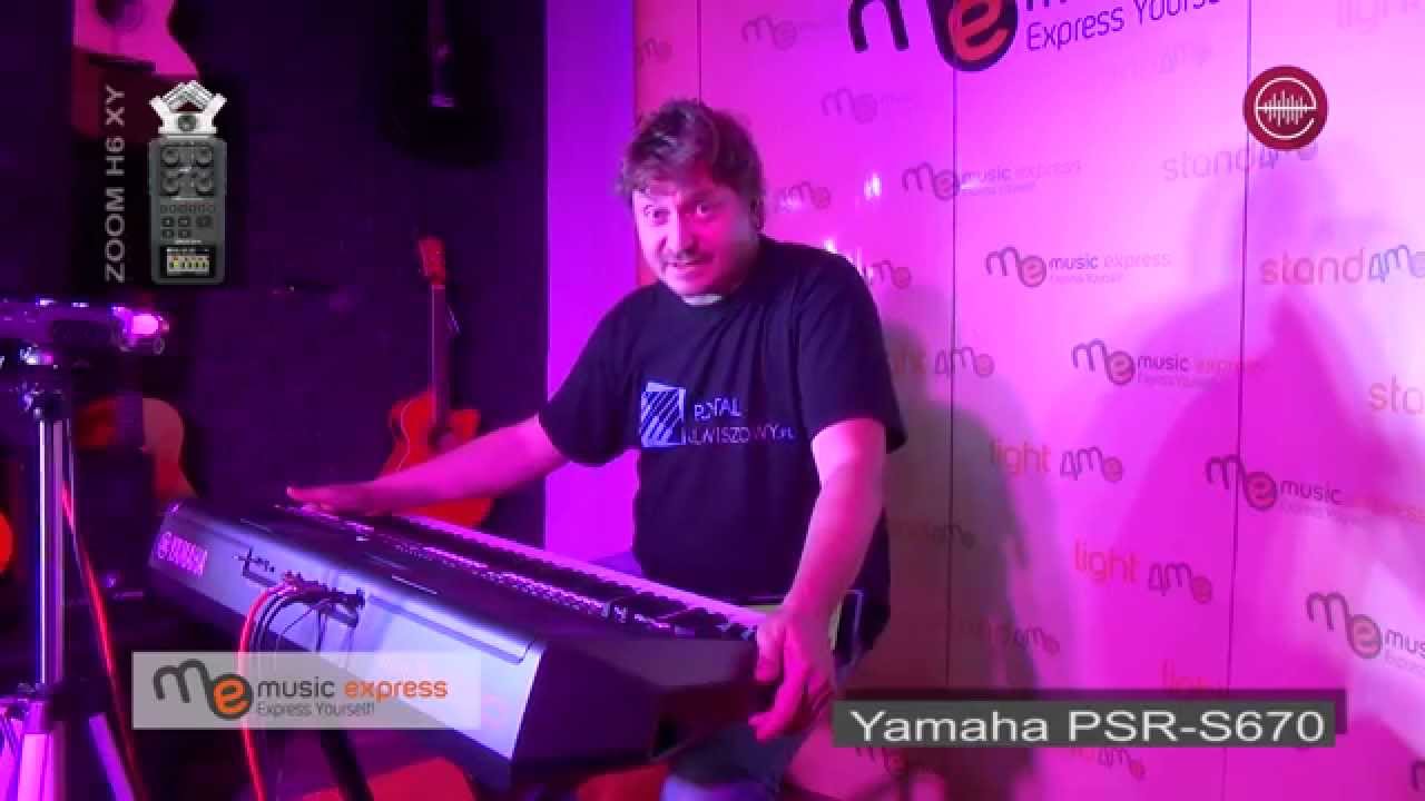 Yamaha PSR-S670 demo - test dla E MUZYK pl - YouTube