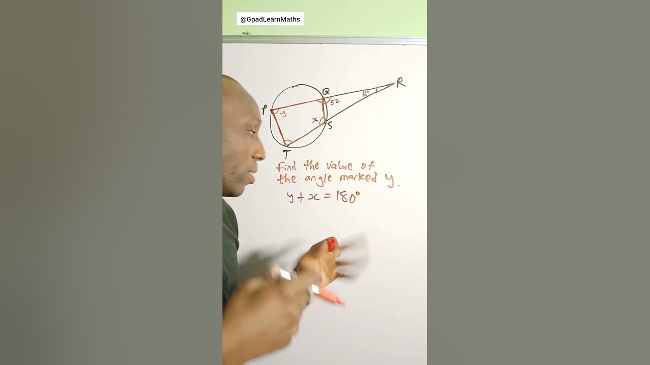 Solving a problem involving Circle Theorems. #circletheorem #circle #exteriorangles # ...