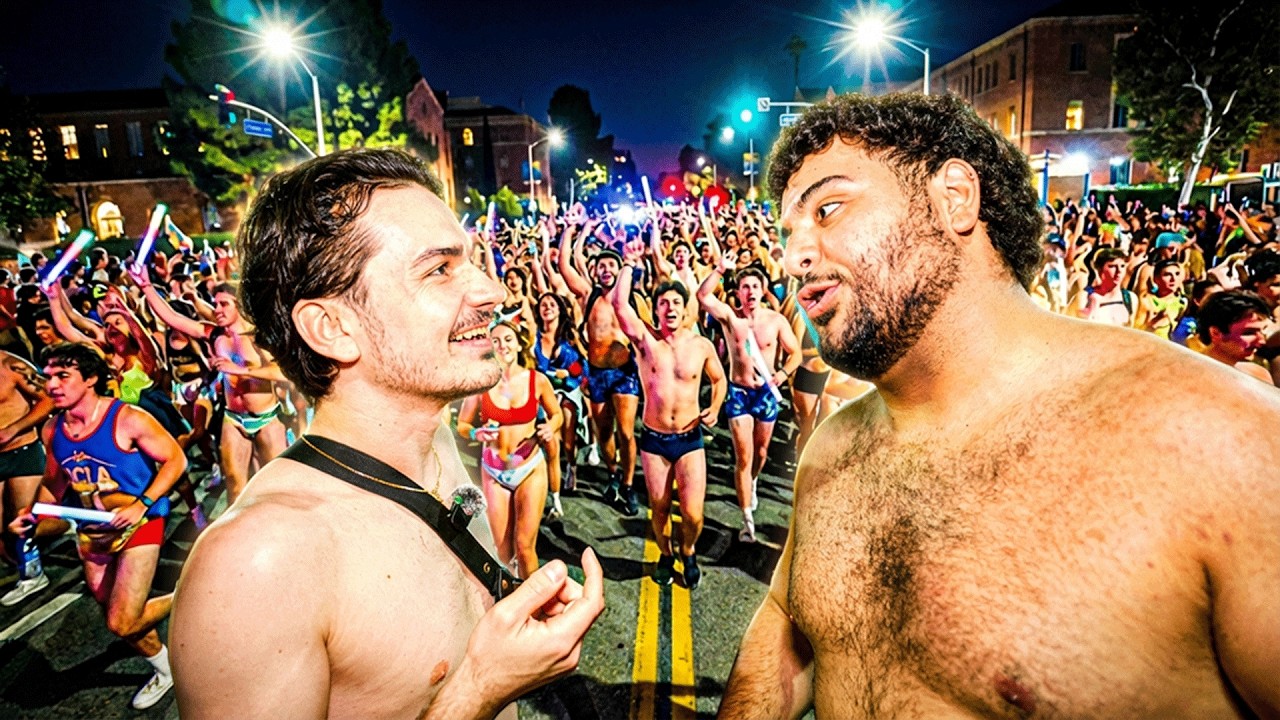 JE VAIS AU UNDIE RUN DE UCLA (INCROYABLE) - YouTube