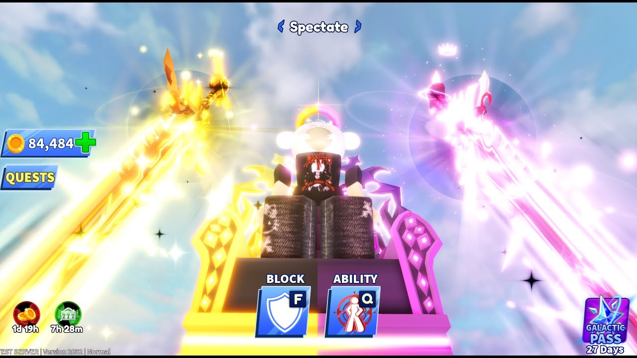 DUAL ROYAL BLADES LIMITED BLADE BALL GAMEPLAY SHOWCASE - YouTube