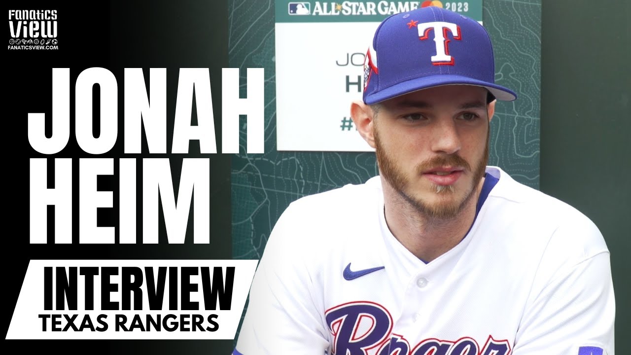 Jonah Heim talks Bruce Bochy Impact, Texas Turn Around & Great Career ...