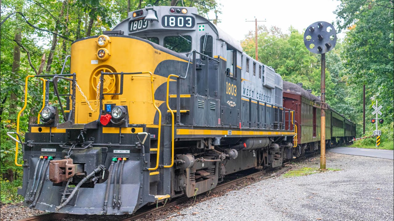 [4K] Rare MLW Locomotive In Action! | West Chester Railroad - YouTube