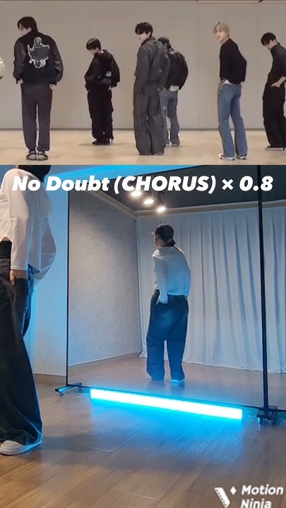 ENHYPEN - 'No Doubt' 80 Speed CHORUS | Mirrored Dance Tutorial - YouTube