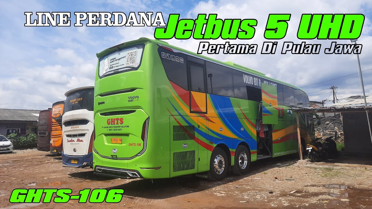 LINE PERDANA JETBUS 5 UHD PERTAMA DI PULAU JAWA‼️ PO Gunung Harta GHTS ...