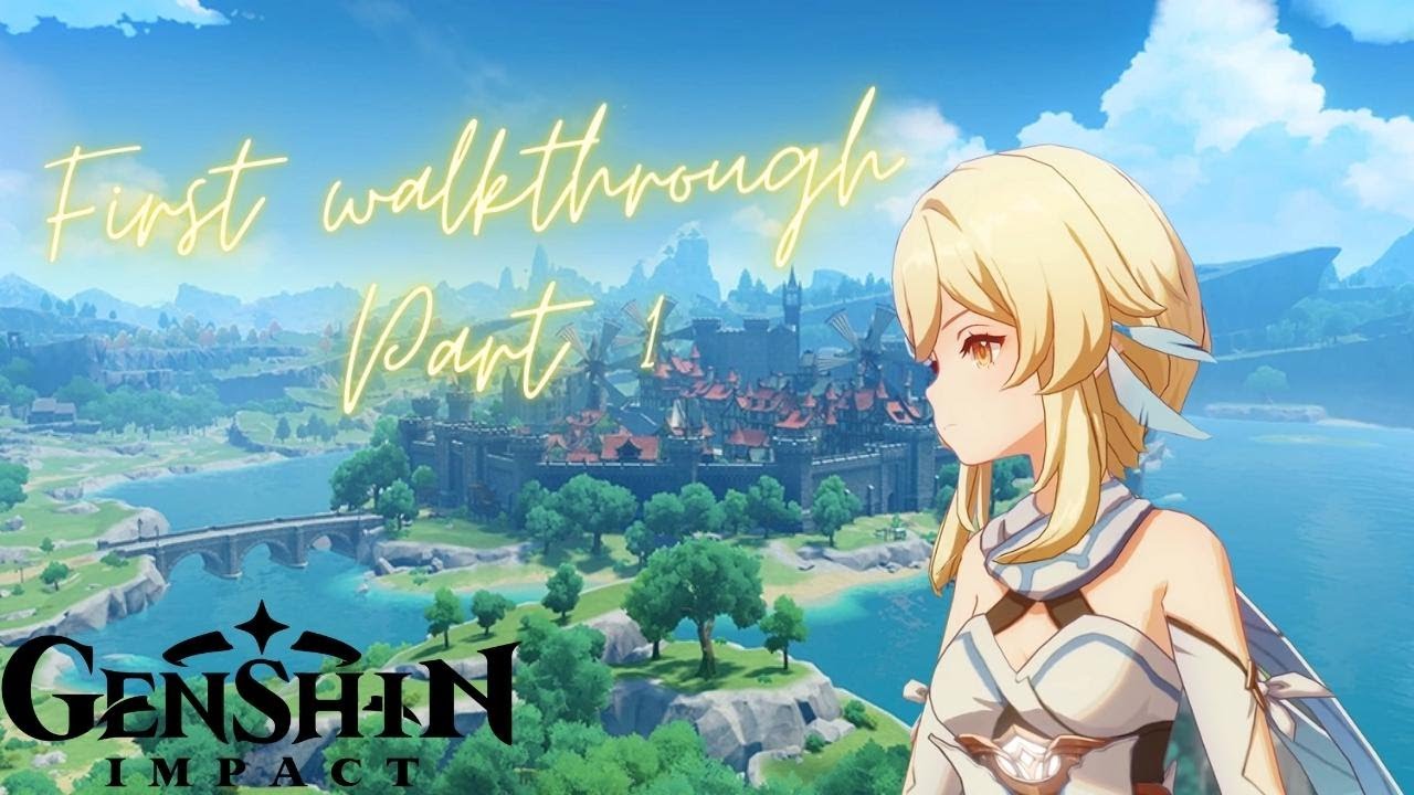 First Walkthrough Stream | Genshin Impact | The Beginning! - YouTube