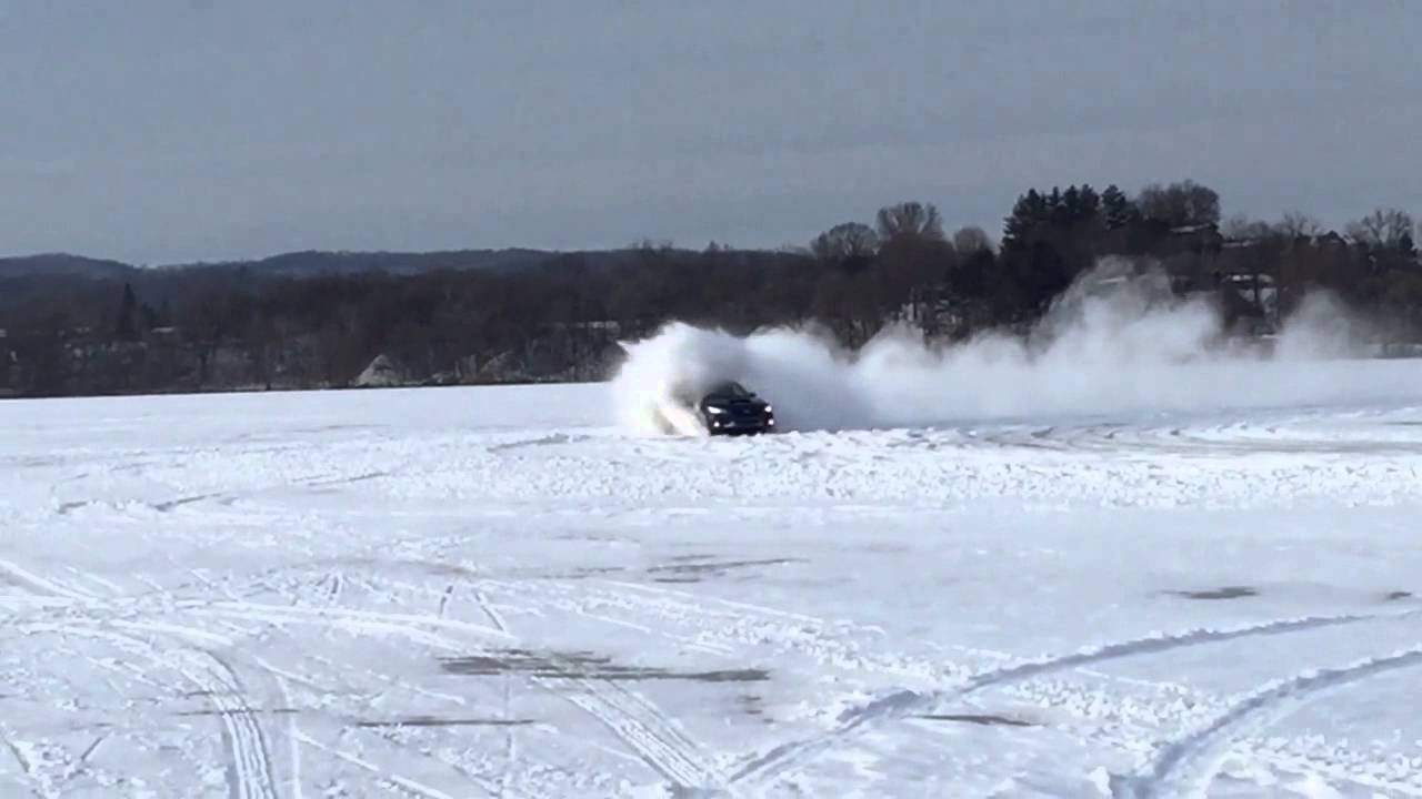 2015 wrx rallycross snow drifting - YouTube
