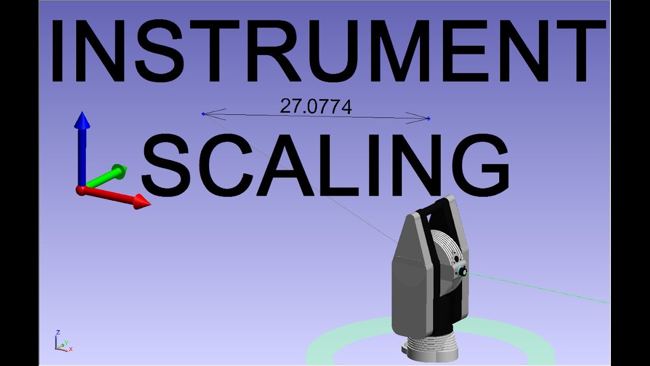 Instrument Scaling Using Scale Bar and CTE - YouTube