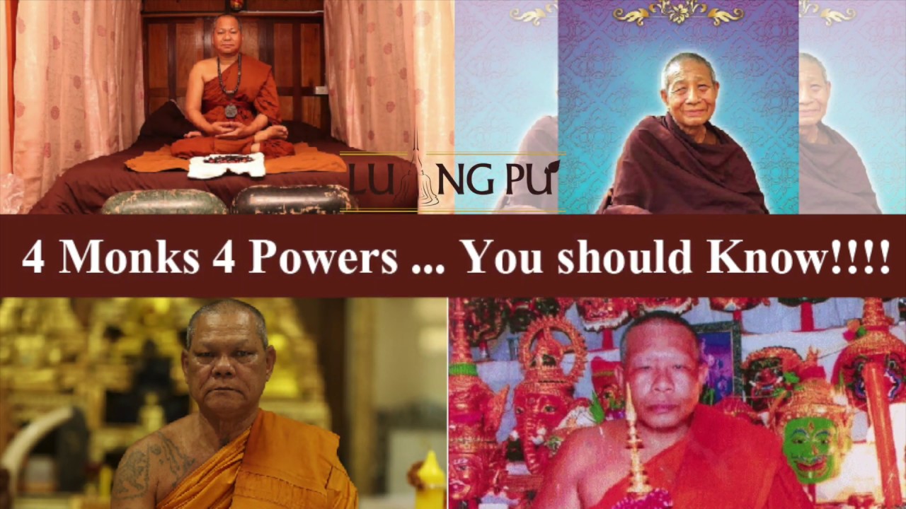 4 Monks 4 Powers You should Know!!!! - YouTube