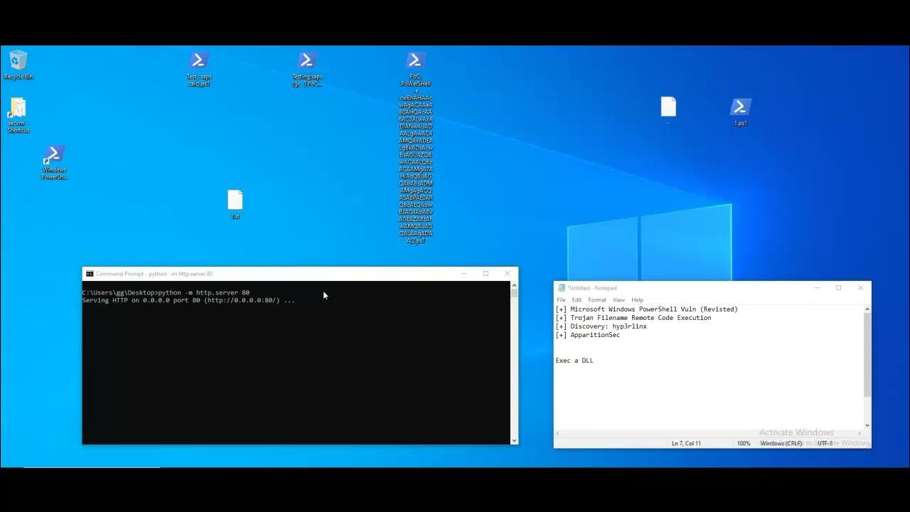 Windows PS Trojan Filename RCE - YouTube