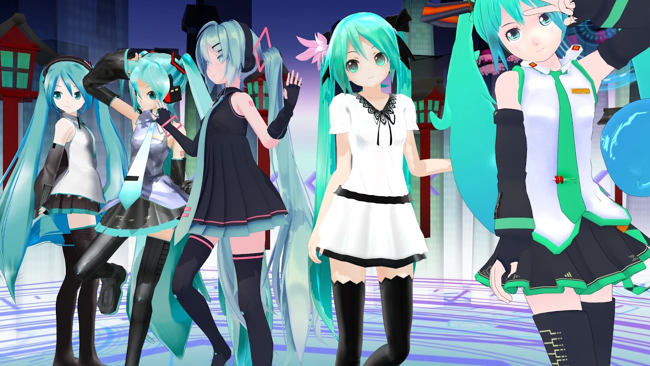 どのミクが好き？初音ミクMMD10選！Top 10 Most VOCALOID MMDs Hatsune Miku - YouTube