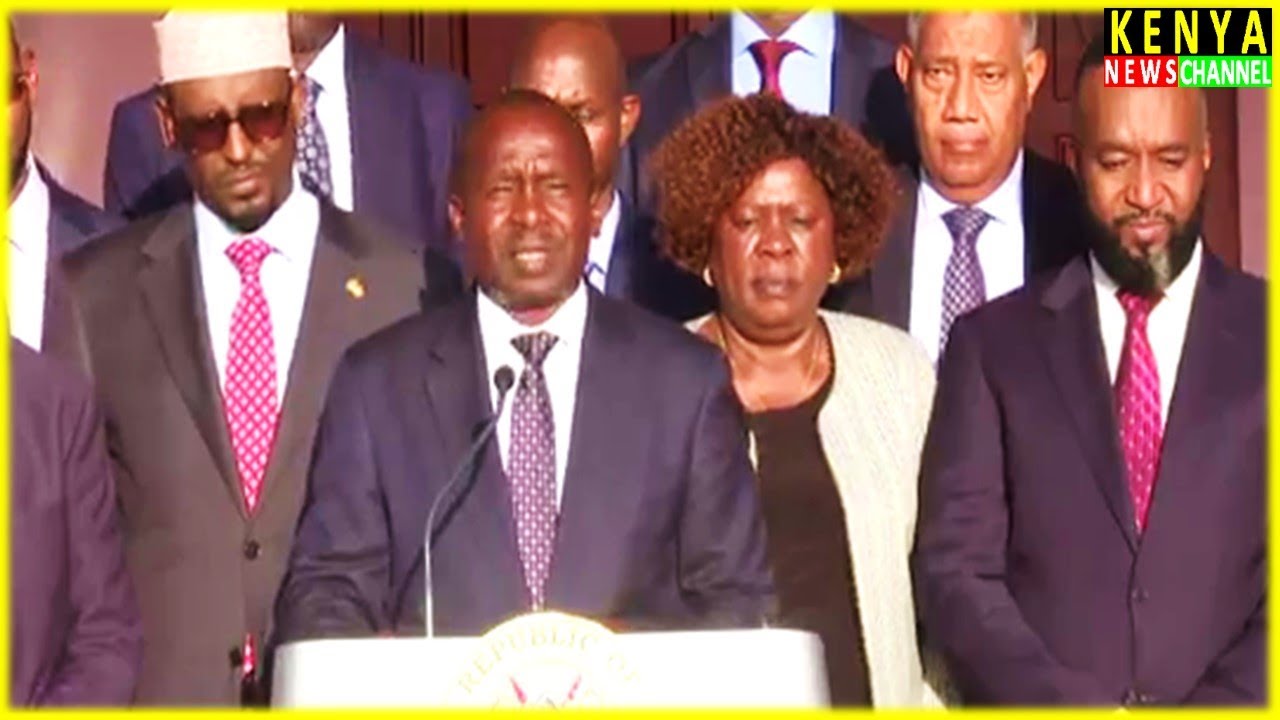 Kindiki BIG ANNOUNCEMENT today after meeting Governors at State House ...