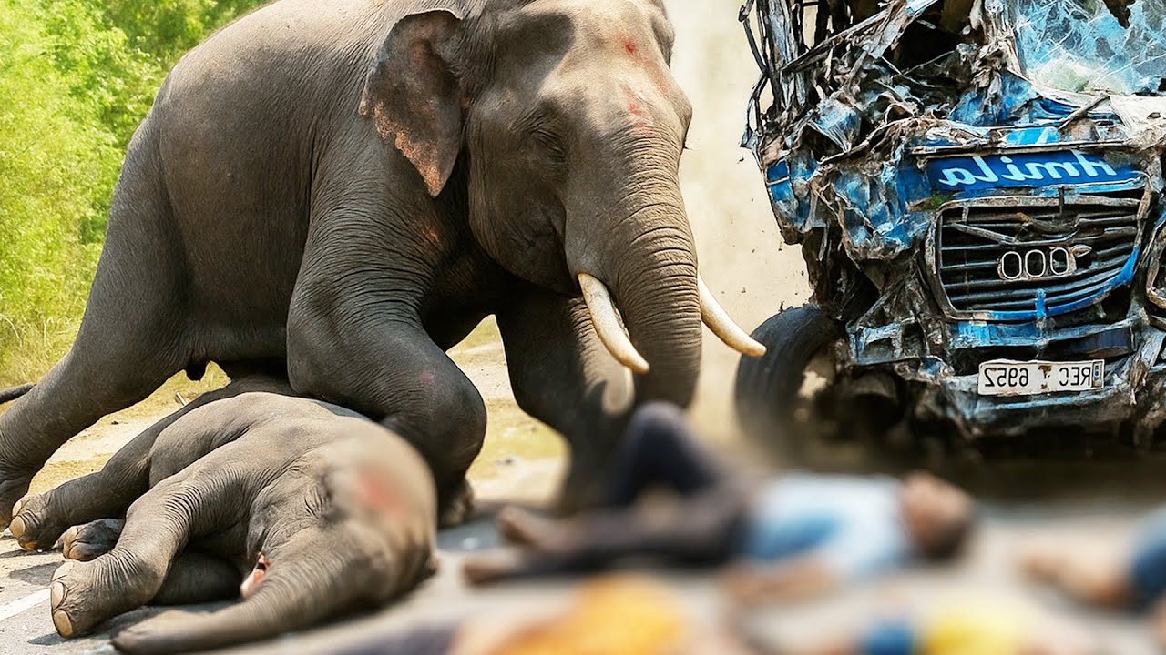The Fierce Elephant That Attacks Tuk Tuk Is A Must-see! - YouTube