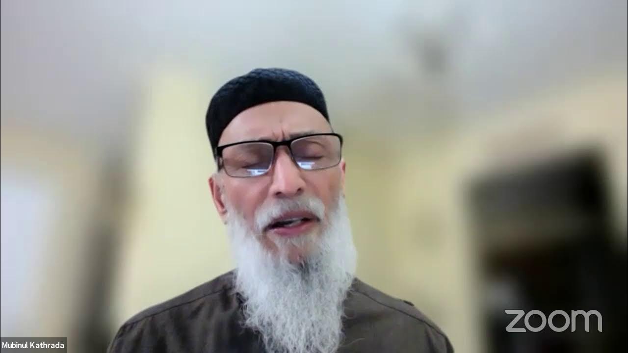 Halaqah #1009 Imam Mubin Kathrada - YouTube